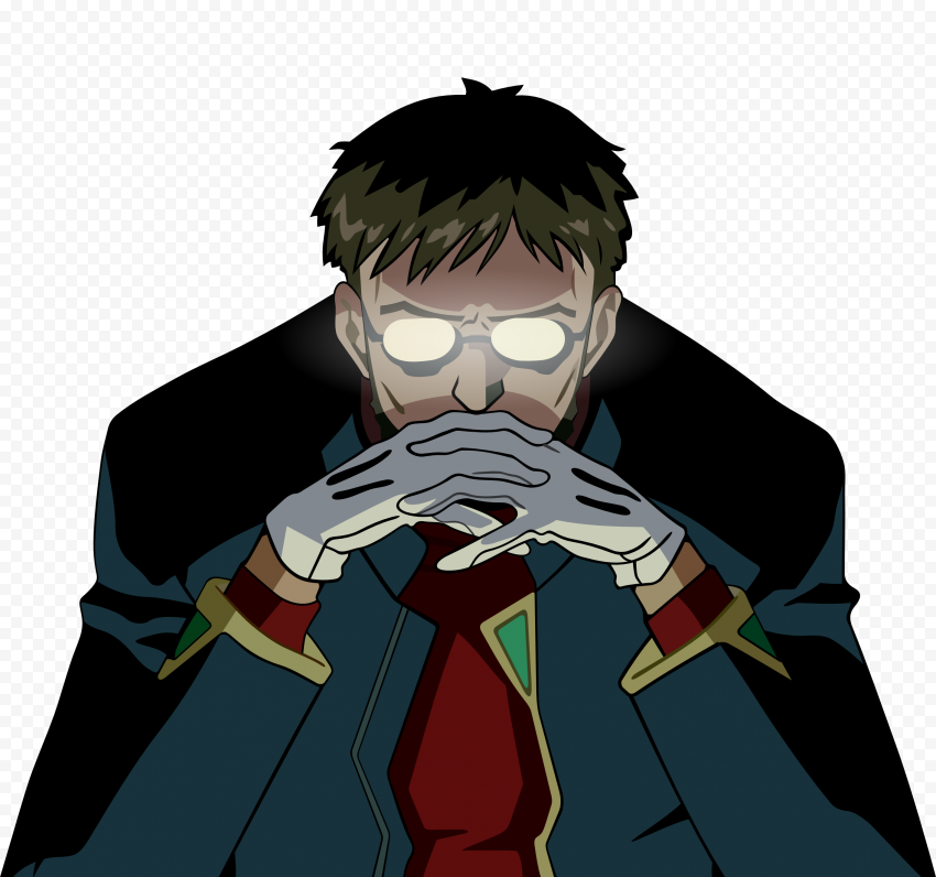 HD Gendo Ikari Evangelion Transparent PNG | Citypng