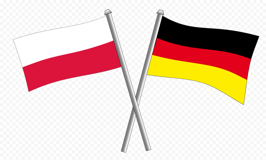 HD Germany And Poland Crossed Flags PNG | Citypng
