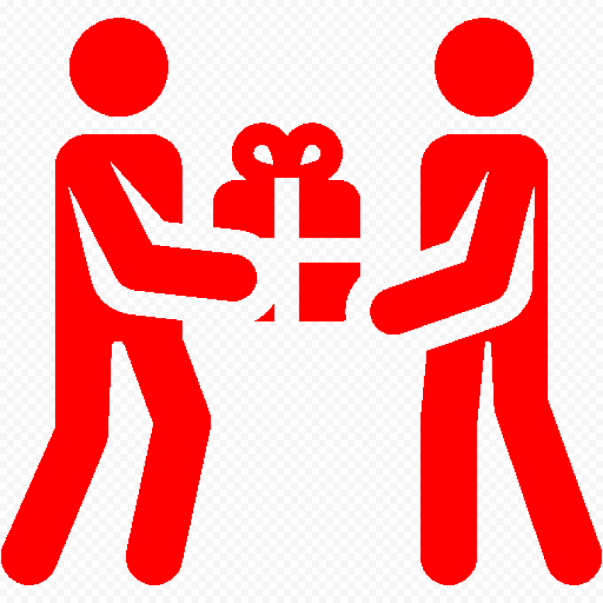 HD Giving Gift Red Icon Transparent Background | Citypng