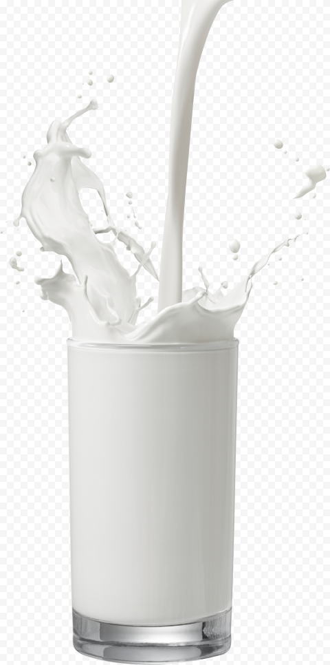 HD Glass Of Milk Cream Splash PNG | Citypng