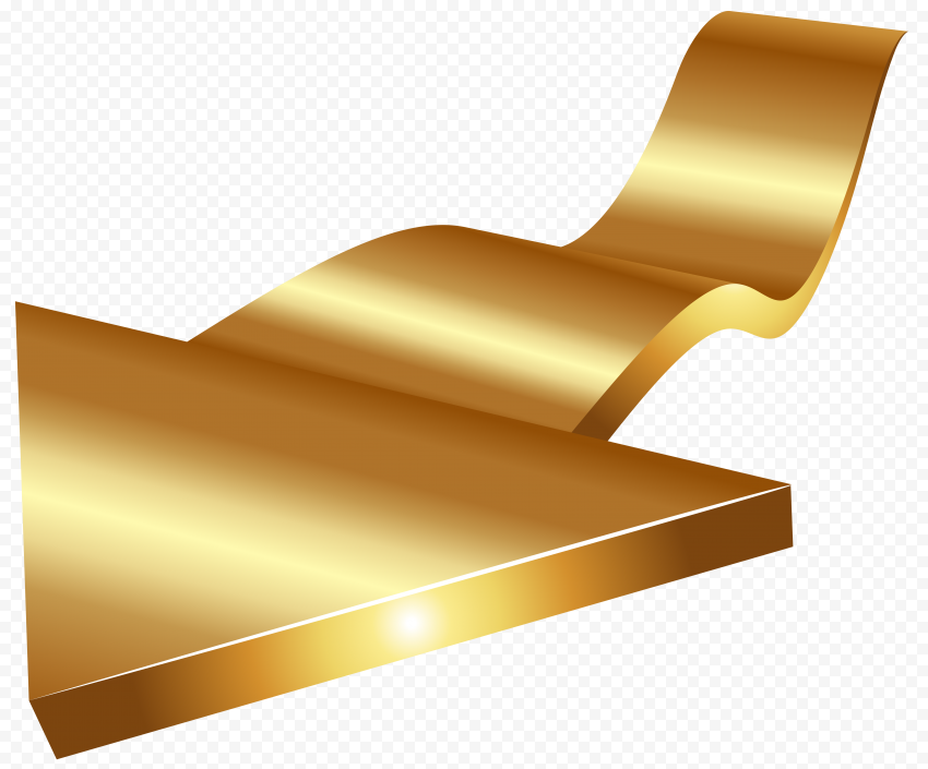 HD Gold 3D Arrow Transparent Background | Citypng