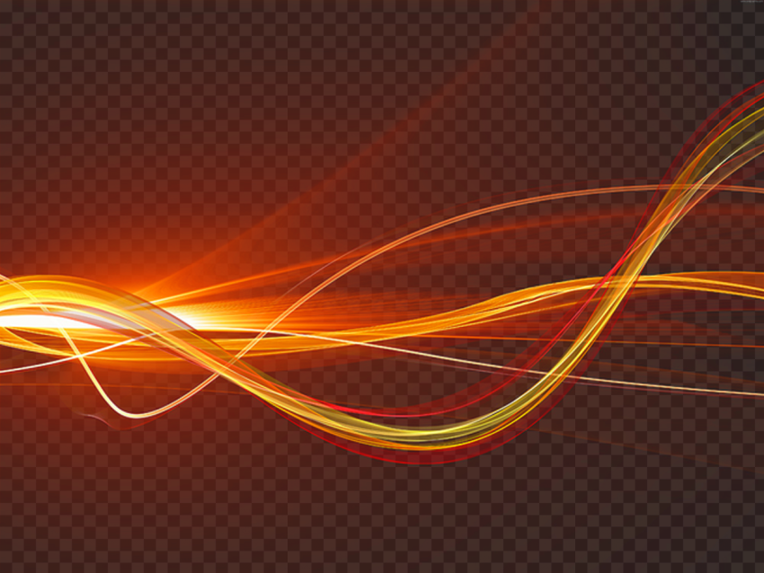 HD Gold Glowing Abstract Lines PNG | Citypng