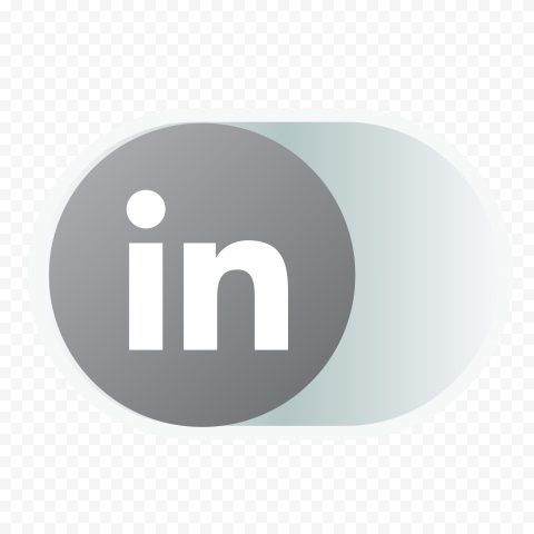HD Gray Linkedin Offline OFF Disabled Web Icon PNG | Citypng