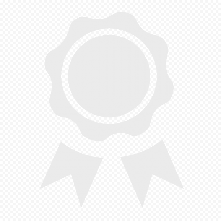 HD Gray Medal Ribbon Icon PNG | Citypng