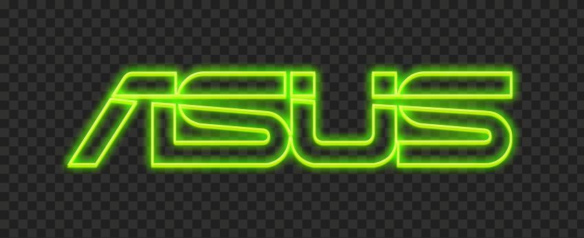 HD Green Asus Neon Logo PNG | Citypng