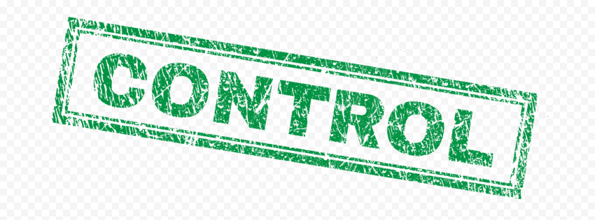 HD Red Control Word Stamp PNG | Citypng