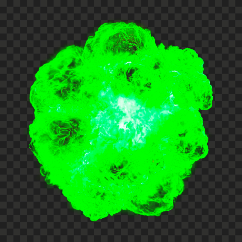 HD Green Fireball Fire Transparent PNG | Citypng