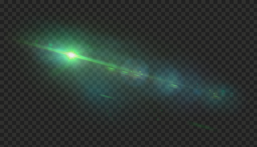 Green Lens Flare Light Effect Background HD PNG | Citypng