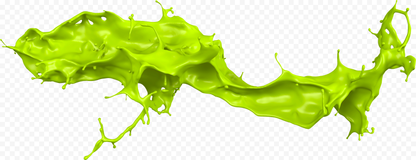 HD Green Liquid Paint Splash PNG | Citypng