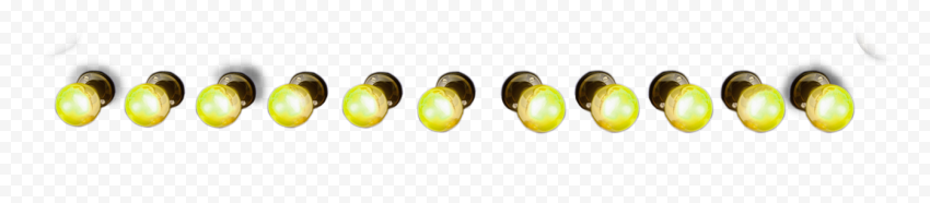 HD Horizontal Light Bulbs Line Border PNG | Citypng