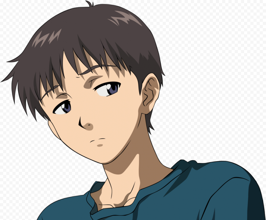 HD Ikari Shinji Manga Anime Character PNG | Citypng
