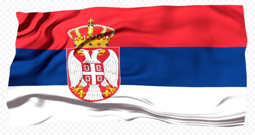 HD Illustration Waving Serbia Flag PNG | Citypng