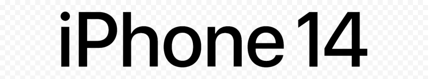 HD iPhone 14 Black Logo Transparent Background | Citypng