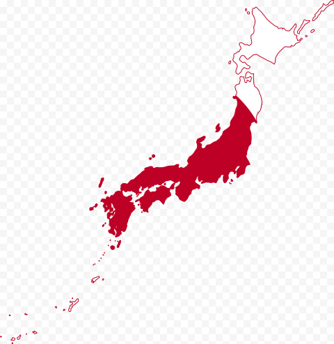 HD Japan Flag Map Transparent PNG | Citypng