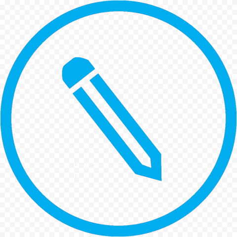 Blue Edit Icon Png