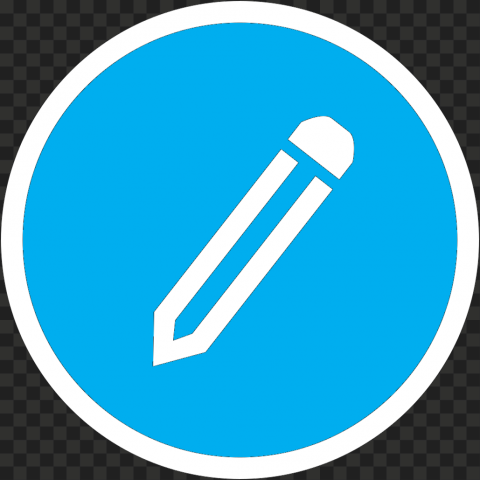 Blue Edit Icon Png