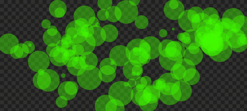 HD Light Green Bokeh Effect PNG | Citypng