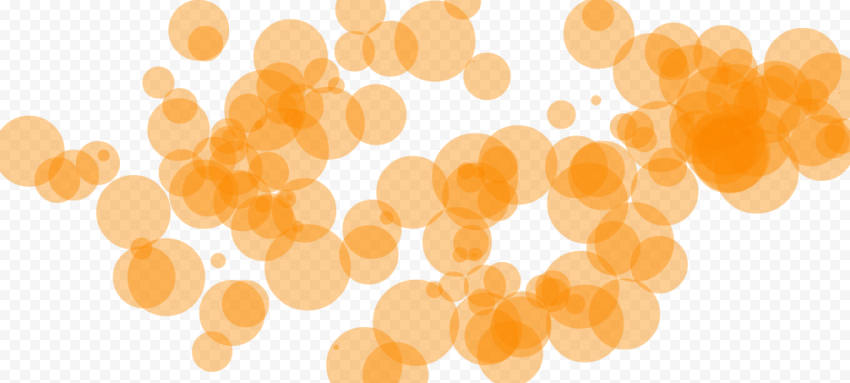 HD Light Orange Bokeh Effect PNG | Citypng