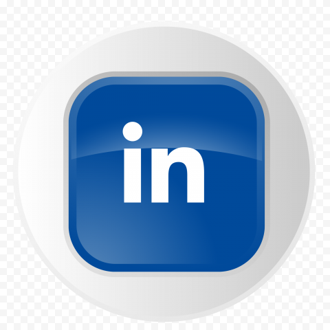 HD Linkedin Button Icon Transparent Background | Citypng