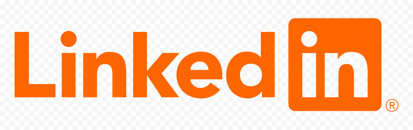 HD Linkedin Orange Logo Transparent Background | Citypng