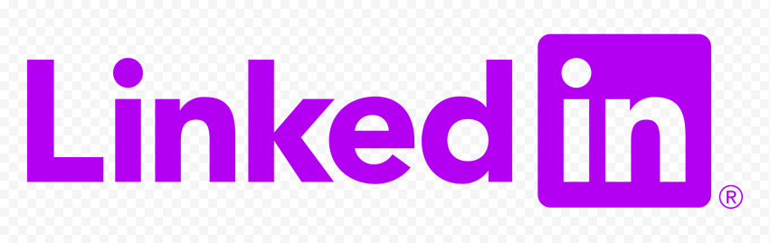 HD Linkedin Purple Logo Transparent Background | Citypng