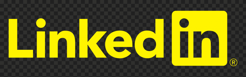 HD Linkedin Yellow Logo Transparent Background | Citypng