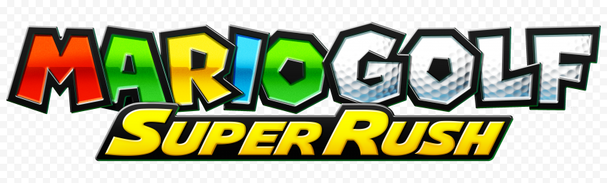 HD Mario Golf Super Rush Logo PNG | Citypng