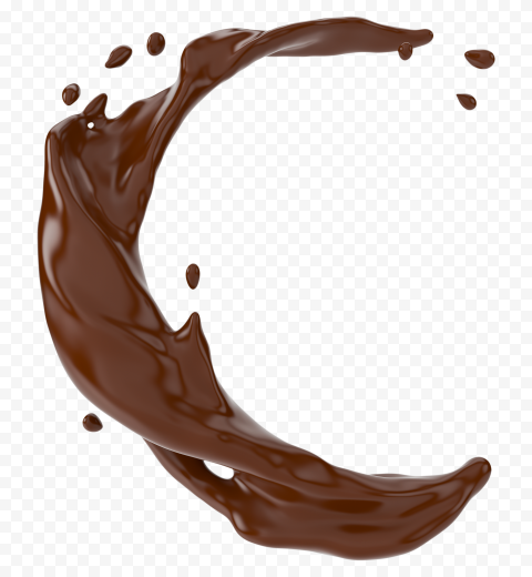 HD Melted Chocolate Splash PNG | Citypng