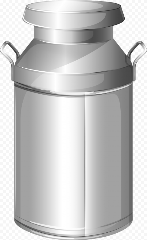 HD Metal Cartoon Milk Bottle Container PNG | Citypng
