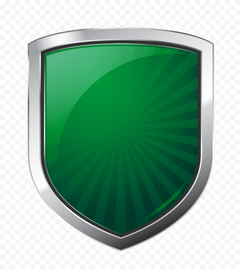 HD Metal Green Shield Guard Icon PNG | Citypng