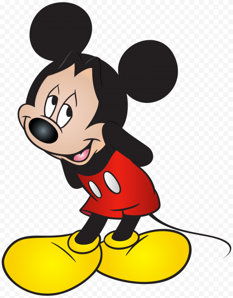 HD Mickey Mouse Cute Pose Disney Character PNG | Citypng