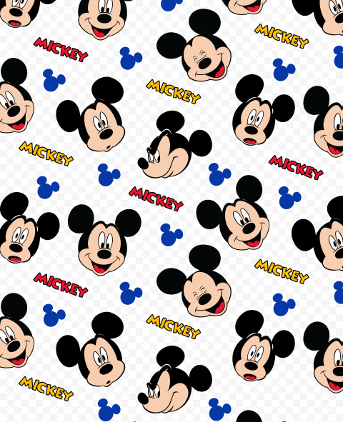 HD Mickey Mouse Heads Pattern PNG | Citypng