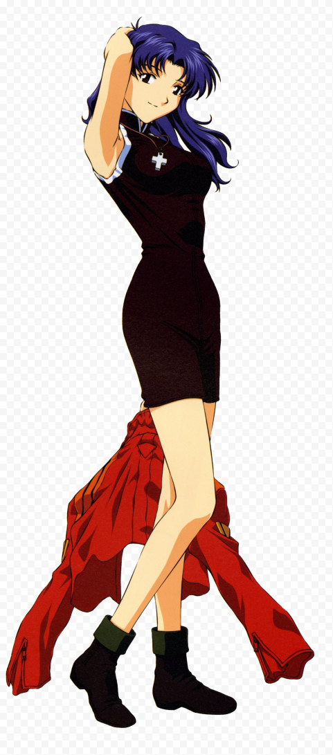 HD Misato Katsuragi Manga Character PNG | Citypng