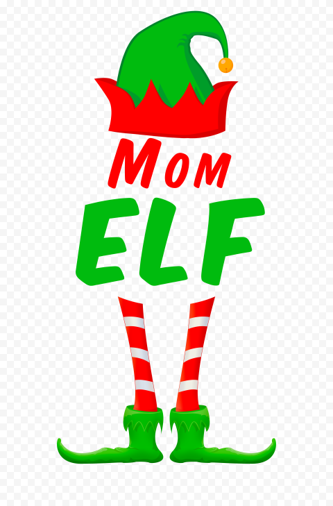 HD Mom Elf Xmas Illustration Transparent PNG | Citypng