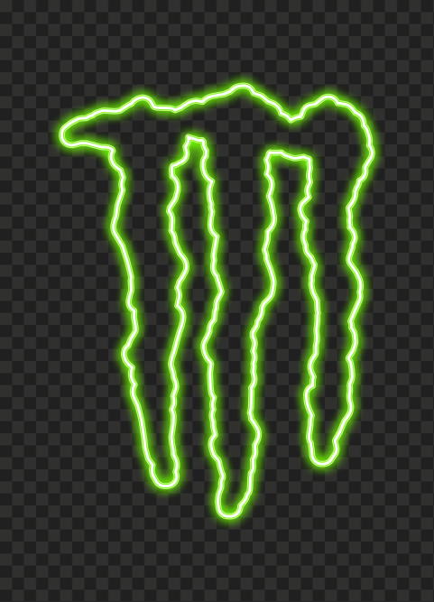 HD Monster Green Neon Logo PNG | Citypng