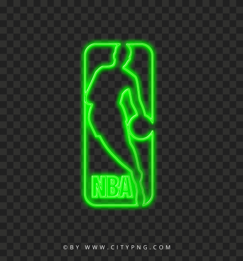 HD NBA Green Neon Logo Transparent Background | Citypng