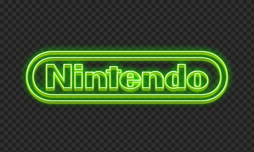 HD Nintendo Green Neon Logo PNG | Citypng