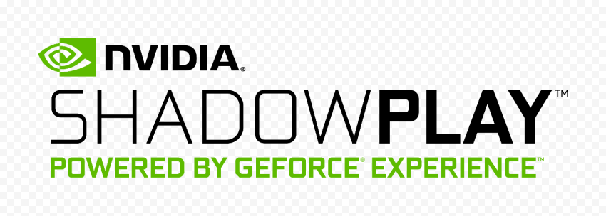 HD Nvidia Shadow Play Logo Transparent PNG | Citypng