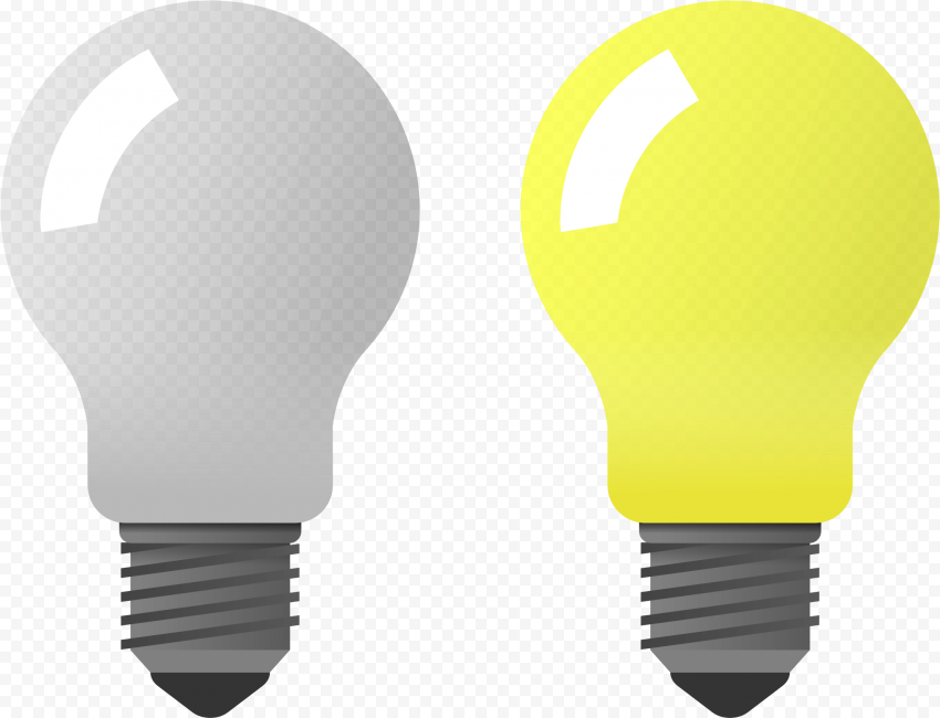 HD Light Bulb On Off PNG | Citypng