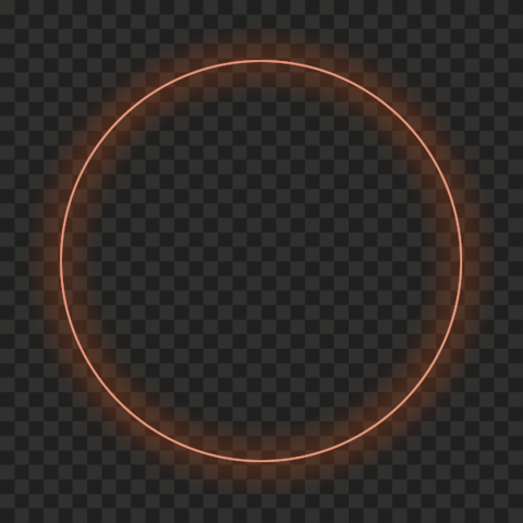 HD Orange Circle Glowing PNG | Citypng