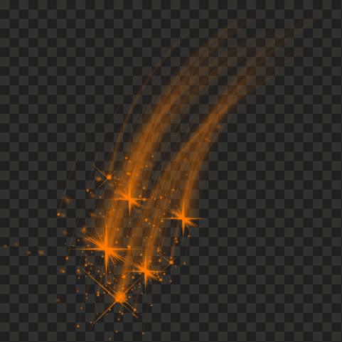 HD Orange Magic Light Effect PNG | Citypng
