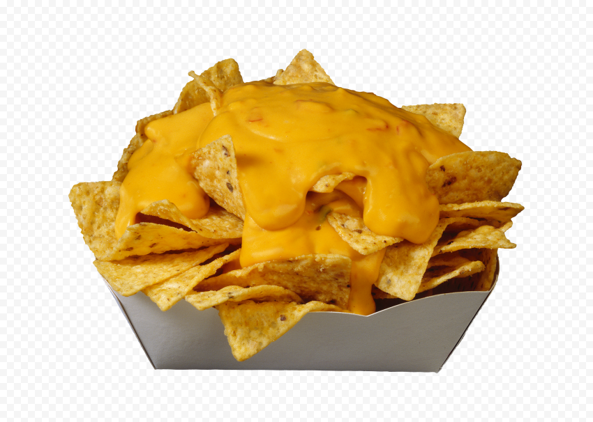 HD Paper Basket Of Nachos Chips With Cheese PNG | Citypng