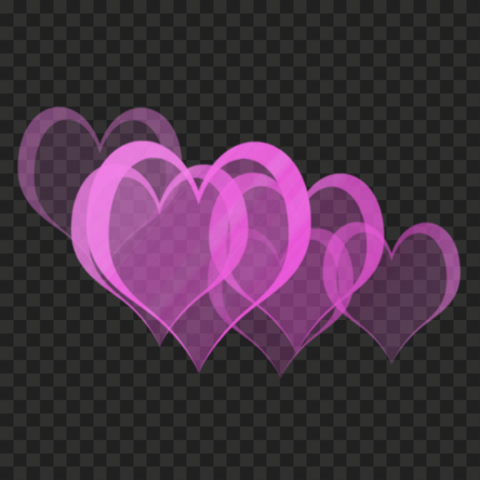 HD Pink Bokeh Light Heart Effect PNG | Citypng