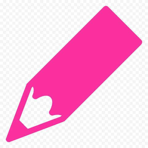 HD Pink Short Pencil Icon PNG | Citypng