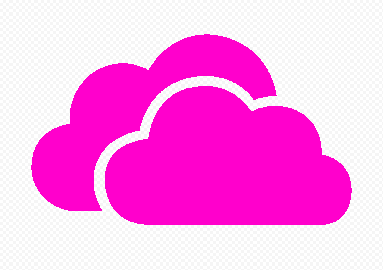 HD Pink Storage Host Clouds Icon PNG | Citypng