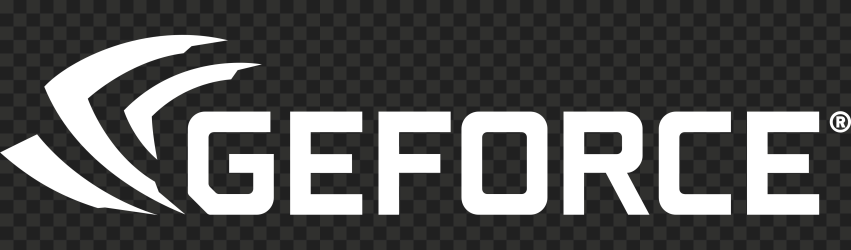 HD PNG Geforce Nvidia White Logo | Citypng