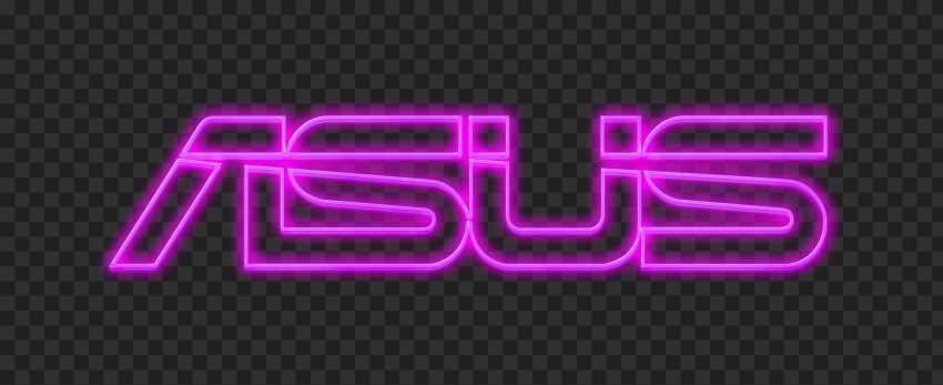 HD Purple Asus Neon Logo Transparent PNG | Citypng