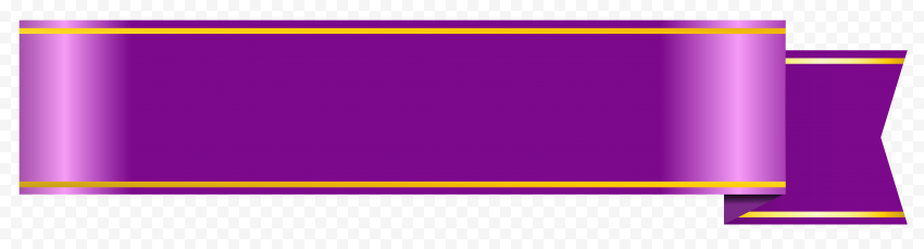 HD Purple & Gold Graphics Ribbon Banner PNG | Citypng