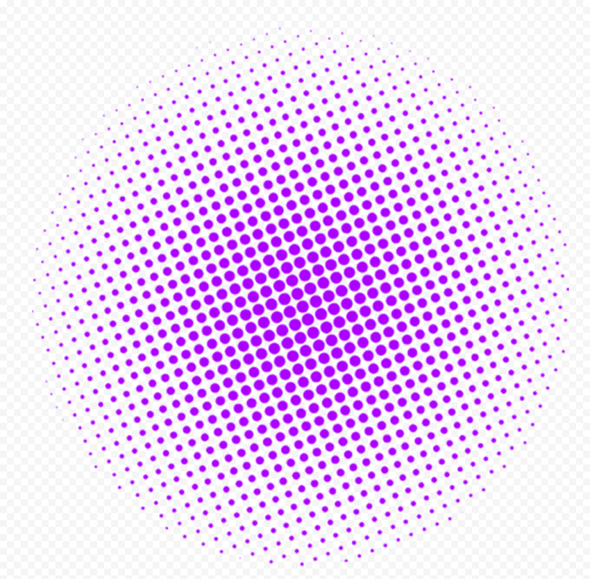 HD Purple Halftone Circle Dots PNG | Citypng