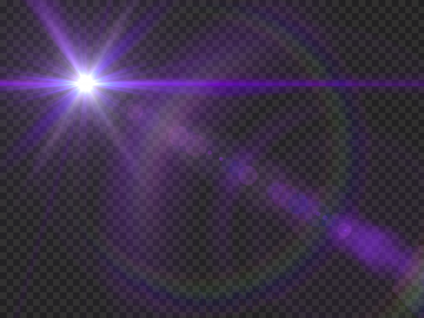 HD Purple Lens Flare Effect PNG | Citypng